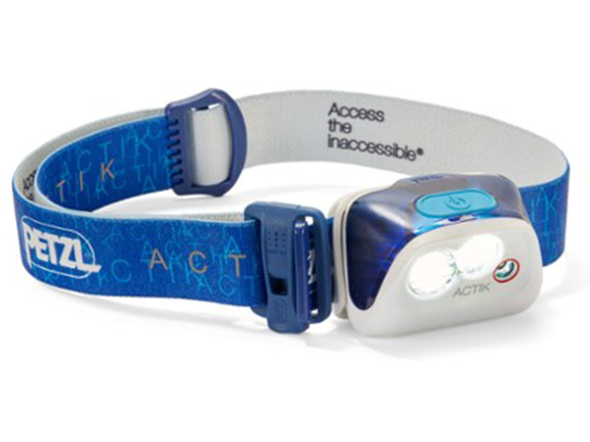 Petzl Actik Multi-Beam Headlamp - 300 Lumens - Uses 3x AAA | Battery ...