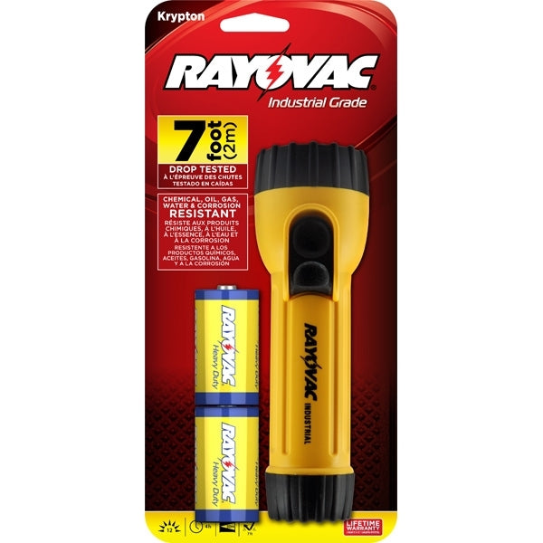 Rayovac Industrial Krypton Flashlight - Incandescent Bulb - 17 Lumens ...