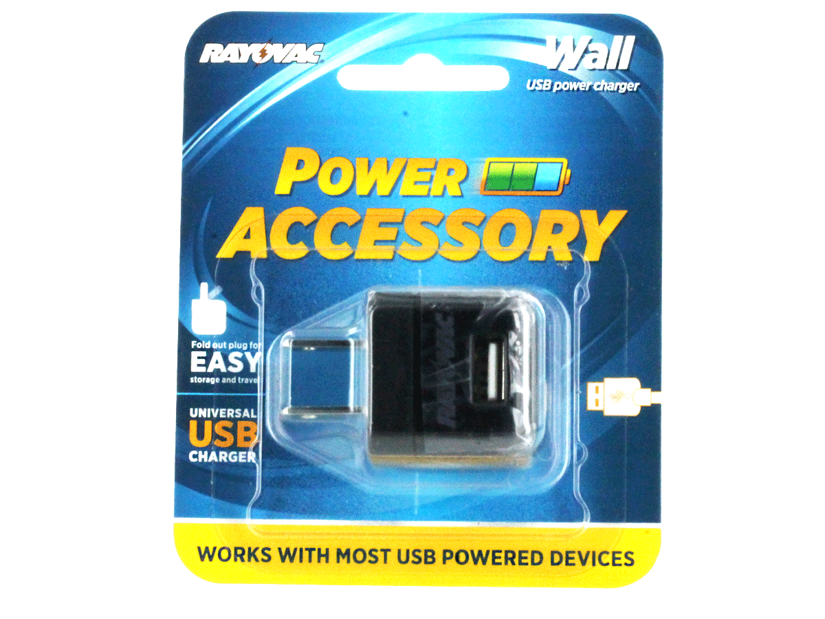 Rayovac PS69 USB Wall Charger