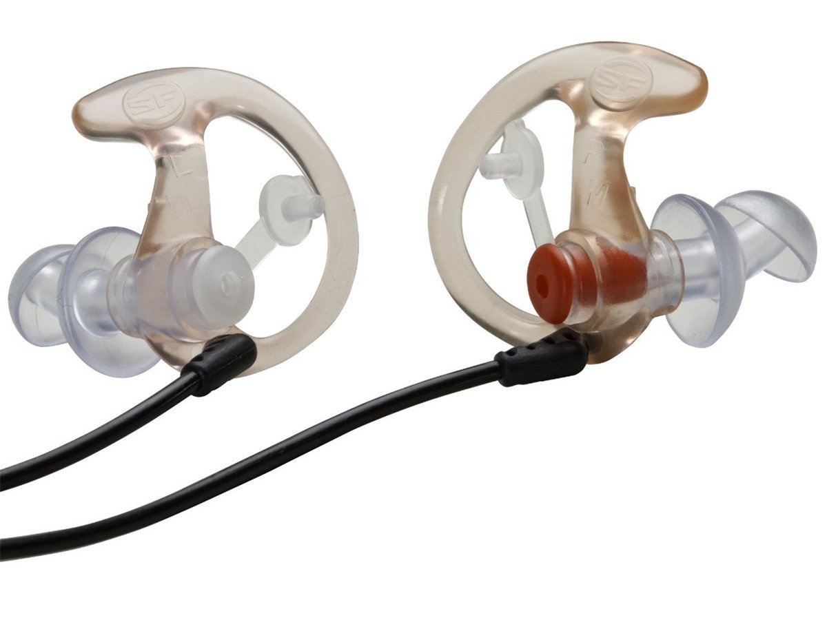 Surefire EarPro EP3 Sonic Defenders- Large (EP3-LPR)- Clear